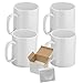 Amazon.com: TWISTED ENVY 15oz Sublimation Mugs With Gift Mug Box. Mugs ...