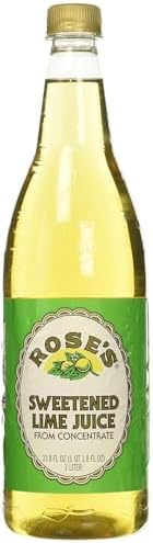 Amazon.com: Roses Sweetened Lime Juice 1 Liter (33.8 Ounces)