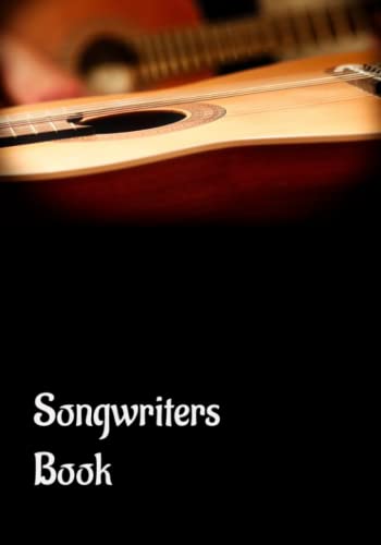 『Songwriter's Book: For musicians to write their songs. Write lyrics ...