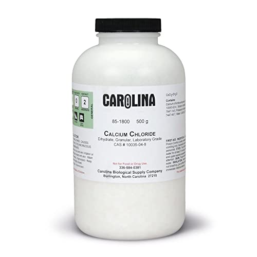 Calcium Chloride Dihydrate, Granular, Laboratory Grade, 500G: Amazon ...
