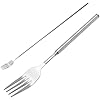 Amazon.com: Nanddi Extendable Fork, Durable Stainless Steel Telescopic ...