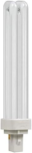 Crompton Lamps CFL PLC 26W G24d-3 Double Turn D-Type 3500K White ...