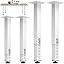 Amazon.com: POROHOM 2PCS Adjustable Square Table Leg (24-40inch)，Metal ...