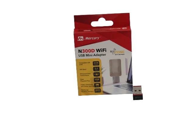 Mercury Mini Wireless Adapter Compact 802.11b/g/n Connectivity for ...