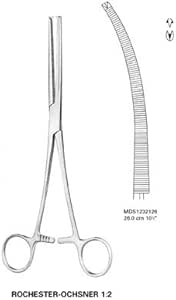 Amazon.com: Artery Forceps, Rochester-Ochsner - (Kocher), 1:2 Teeth ...