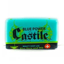 Amazon.com : (1) BLUE POWER CASTILE BEAUTY SOAP WITH ALOE VERA & TCC 3. ...