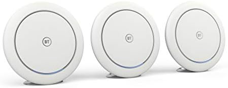 BT Premium Whole Home Wi-Fi, Pack of 3 Discs, Mesh Wi-Fi for seamless ...