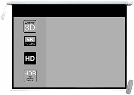 BIG VUE Motorized Projector Screen with ALR Grey Fabric | Electric ...
