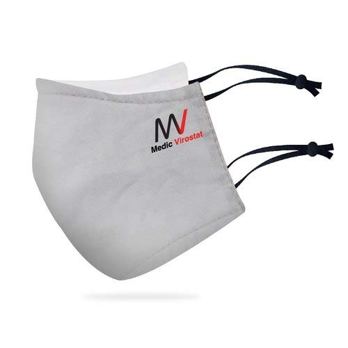 Medic Virostat White Face Mask (50pcs Box) - ISO 18184 Certified 3 ...
