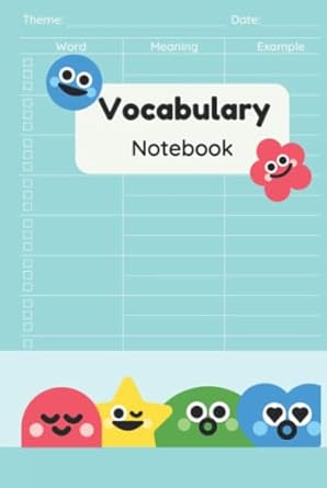 Vocabulary Notes Notebook: Foreign Language Vocabulary Learning ...