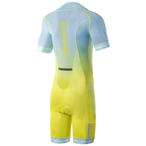 Snapklik.com : Synergy Triathlon Tri Suit - Mens Elite Short Sleeve ...