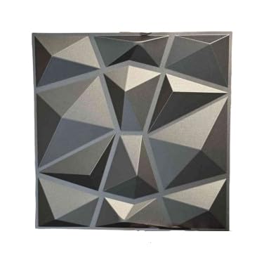 Diamond 3D PVC Panels - Black : Amazon.in: Home Improvement