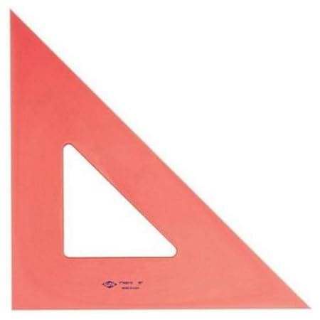 Amazon.com: Alvin, Triangle Ruler with Fluorescent Edges, Drafting Tool ...