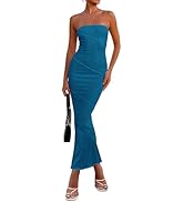 PRETTYGARDEN Women's Summer Formal Wedding Guest Dresses One Shoulder ...