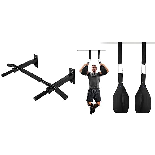 Yes4All Multifunctional Wall Mounted Pull Up Bar/Chin Up Bar For ...