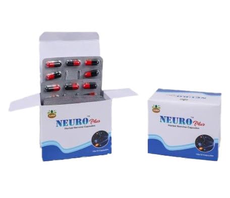 SJRP Neuro Plus Herbal Nervine Capsule for Mental Stress and Tension ...