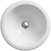 KOHLER K-2298-0 Compass Self-Rimming Vanity Bathroom Sink, Modern Oval ...