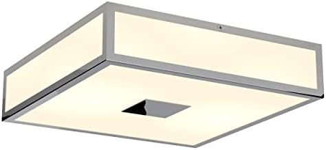 Astro Bathroom Ceiling Light, Metal, E27 (Edison Screw), 60 W, Polished ...