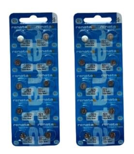 Renata Silver Oxide 321 Battery, Swiss Made (Pack of 2) : Amazon.in ...