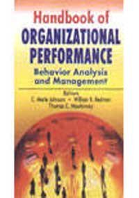 Handbook of Organizational Performance: 9788172249939: Amazon.com: Books