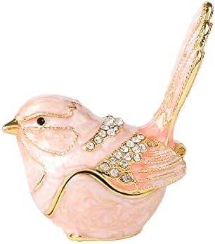 Amazon.com: Furuida Rooster Trinket Boxes Hinged Enameled Jewelry Box ...