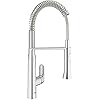 GROHE 31379000 | K7 kitchen Tap | Professional Medium - Chrome, Large ...