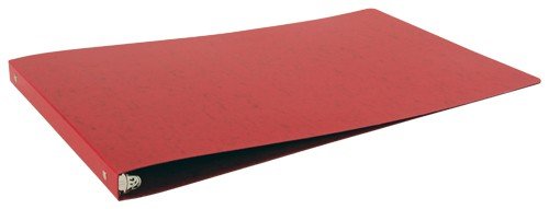 11x17 1/2" Round Ring, Executive Red Fiberboard Binder (511362 ...