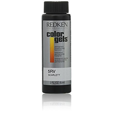 Redken Color Gels Permanent Conditioning 5RV Scarlett Hair Color for ...