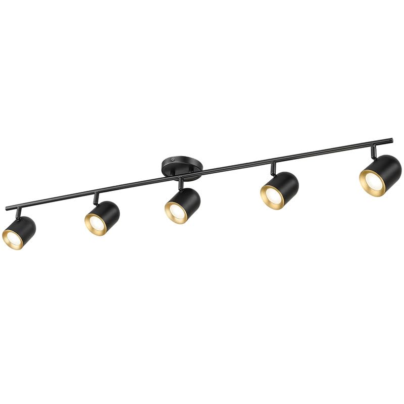 FEMILA 44" Adjustable LED Track Light, 4000K Black Ceiling Track ...