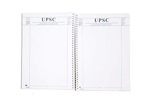 Amblitz UPSC Mains Answer Sheet, Blank for Practice (A4, Pack of 2 ...