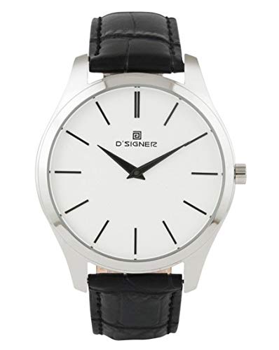 D'SIGNER Analog White Dial Men's Watch-579SL : Amazon.in: Fashion