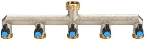 Brass Garden Tap Splitter 5 Way Hose Manifold,Multi Tap Connector ...