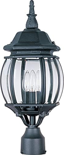 Amazon.com : Maxim Crown Hill-Three Light Outdoor Post Mount in Early ...