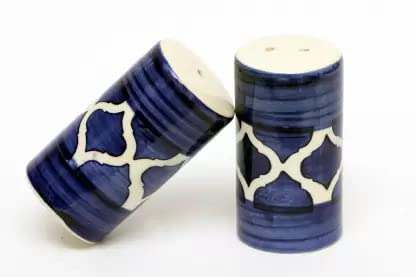 Buy SHRIYAM CRAFTS Ceramic Moroccan Salt and Pepper Shaker Perfect Pour ...