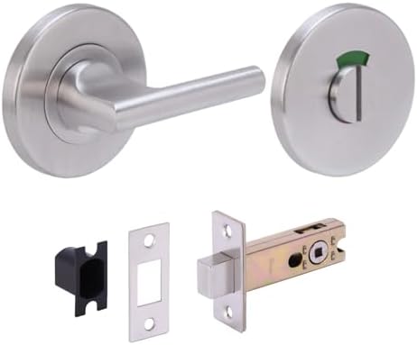 Toilet Cubicle Locks in Satin Stainless Steel Indicator Bolt and ...