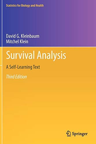 By David G. Kleinbaum Survival Analysis: A Self-Learning Text ...