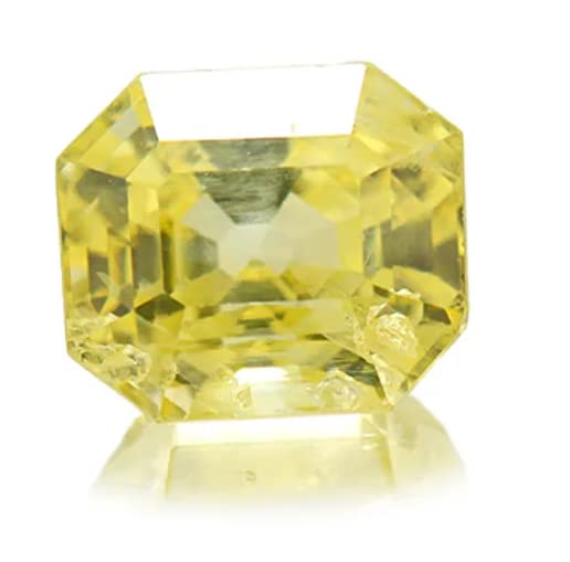 Empirical Jewels Genuine Yellow Sapphire Gemstone IGL Guru Mani राशि ...