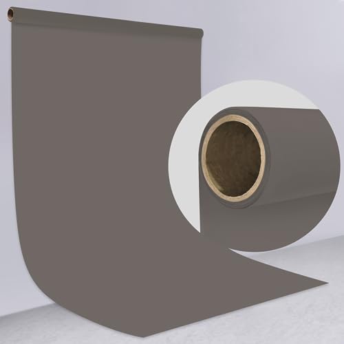Amazon.com : Emart Thunder Grey Paper Backdrop 53" x 16' Seamless ...