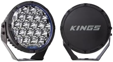 Kings 9" Lethal Driving Lights (Pair) | Lens Covers Included | 1 Lux ...
