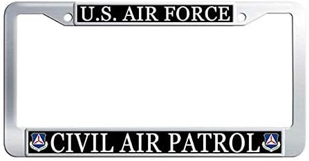 Amazon.com: Us Air Force Civil Air Patrol License Plate Frames Aluminum ...