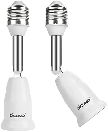 Amazon.com: E26/E27 Light Socket Extender, 4.5 Inch Extension ...