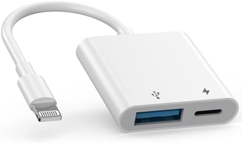 Amazon.com: [Apple MFi Certified] Lightning to USB Camera Adapter with ...