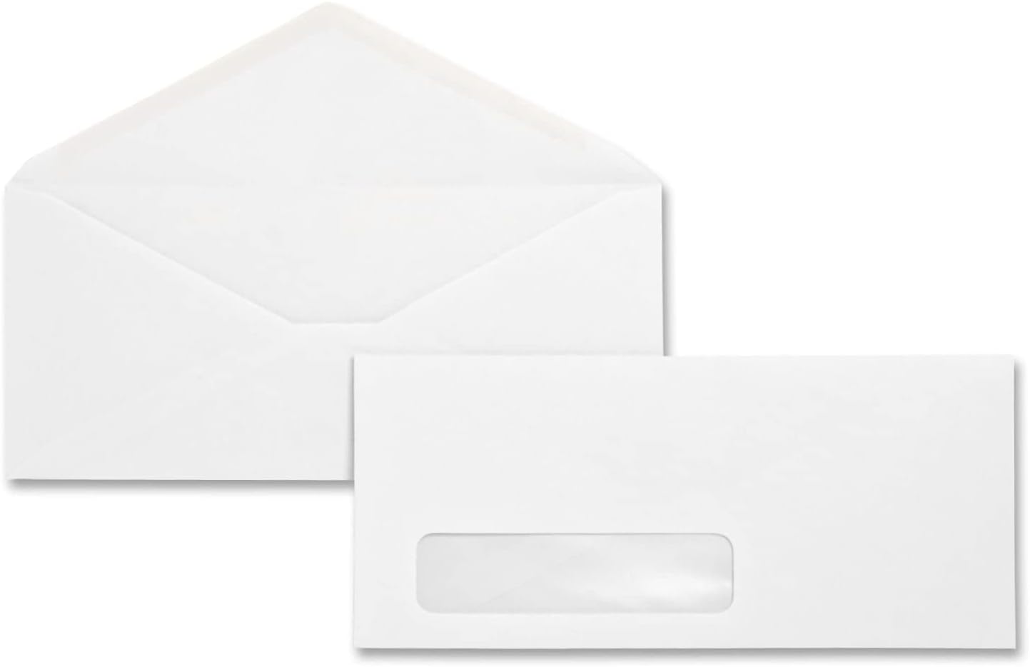 Amazon.com : #10 Window Envelopes with Gummed Seal (500) : Office Products