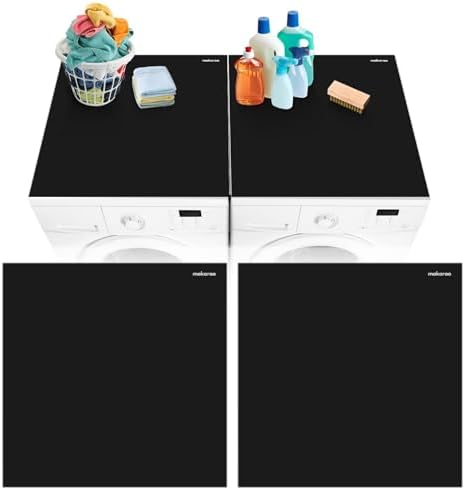 Amazon.com: Washer Dryer Top Protector Mat Cuttable 2 PCS 27" x 27" Non ...