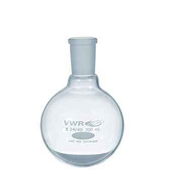 VWR 10536-666 Round-Bottom Boiling Flask, 24/40 Size, 250 Ml Capacity ...