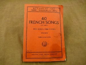 40 French Songs for Voice and Piano (High), Vol. 2: unknown author ...
