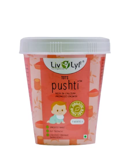 LivOLyf Tot's Pushti Rich In Calcium Promotes Growth Organic Baby Food ...