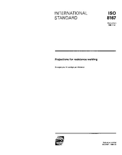 ISO 8167:1989, Projections for resistance welding: International ...