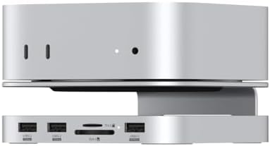 Amazon.com: RayCue Mac Mini M4 Dock, Aluminum Mac Mini Stand and HDMI ...