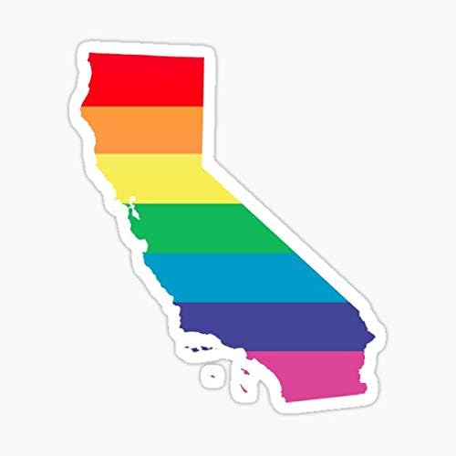 Amazon.com - Rainbow California Sticker - Sticker Graphic - Auto, Wall ...
